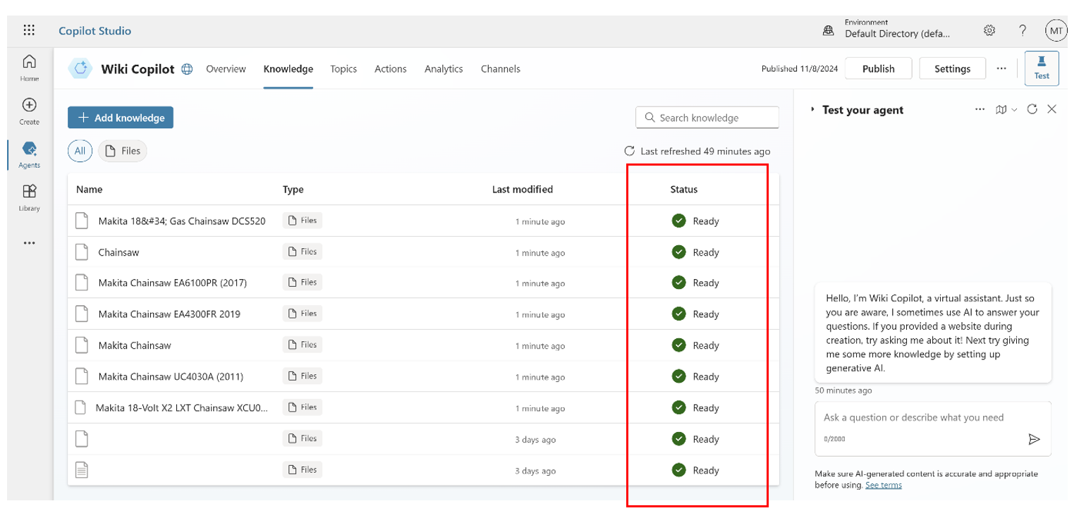 Loading Knowledge into Copilot AI Agents with Power Automate - Arinco